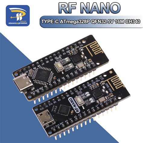 Rf Nano For Arduino Nano V3 0 Type C Micro Usb Nano Board Atmega328p Qfn32 5v 16m Ch340