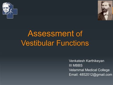 Vestibular Function Test Pptx Brain And Nervous System Disorders