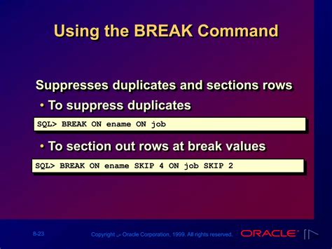 Les08 1 Producing Readable Output With Sqlplus Ppt