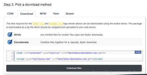 Datatables插件 下载说明buttonsdatatablesmincss 下载 Csdn博客