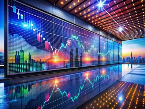 Realtime Forex And Stock Market Data On An Led Display Interactive Candlestick Charts And