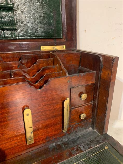 Late 19th Century Mahogany Travel Writing Desk For Sale At 1stdibs