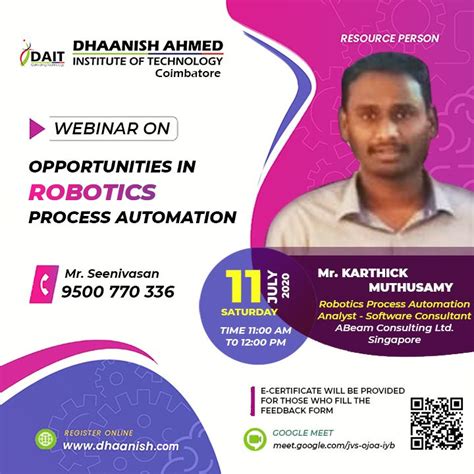 Webinar Opportunities In Robotics Process Automation Webinar Automation Interactive