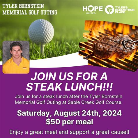 2024 Tyler Bornstein Memorial Golf Outing Hope United