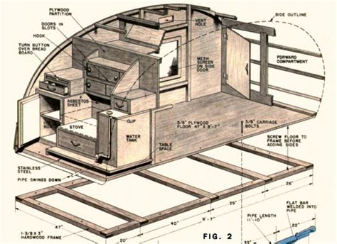 Teardrop Layout Rv And Camper Hacks Teardrop Trailer