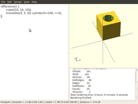 Campis Fabbing Blog Ein Kleines Openscad Tutorial