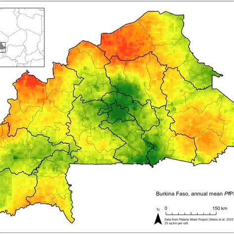 Prevalence Of P Falciparum Malaria In Burkina Faso Based The Malaria
