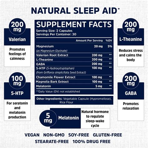 Buy Sleep Fairy Natural Sleep Aid Herbal Sleeping Pills With Valerian