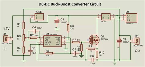 DC DC Buck Boost Converter Circuit Using UC3843 IC Converter