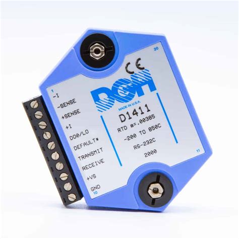 D1400 Rtd Input Modules Jewell Instruments