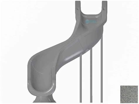 Global Pool Products Landscape Slide Swimming Pool Slide Right Turn