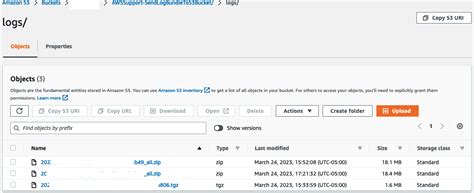Support Automation Workflow Saw Runbook Upload Ec2 Rescue Log Bundle