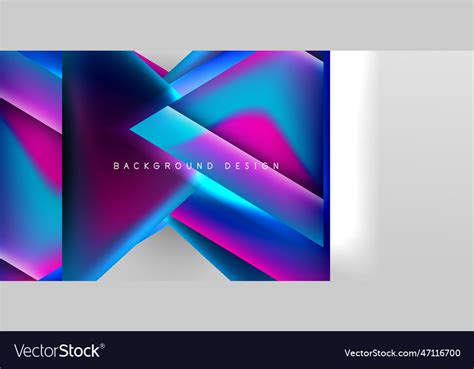 abstract background with overlapping triangles vector image