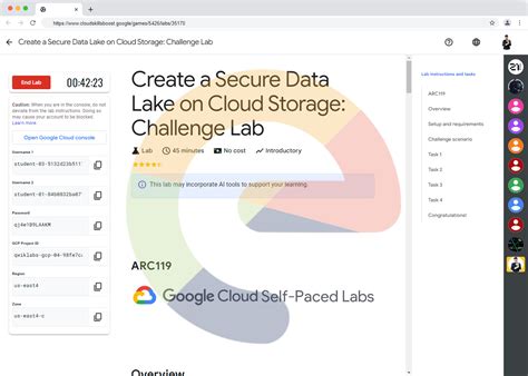 Create A Secure Data Lake On Cloud Storage Challenge Lab Arc119