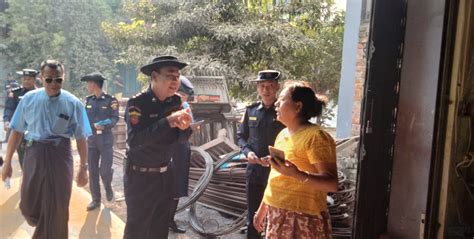 ပြည်ကြီးတံခွန်မြို့နယ်တွင် မီးလောင်မီးလန့်မှု မဖြစ်ပွားစေရေးအတွက် တက္ကသိုလ်ဝင်စာမေးပွဲဖြေဆိုမည့