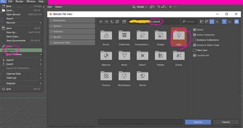How Do I Append Only Lights And Not Other Linked Stuff With It Lighting And Rendering