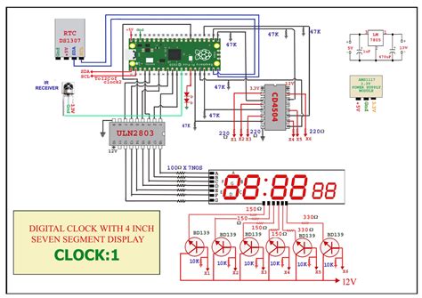 Multi Functional Clock System With Two Pico 2040 Based Units