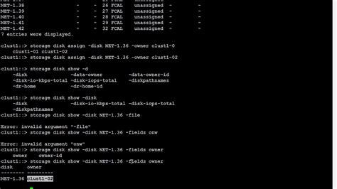How To Assign The Disks In Netapp Cluster Mode 8x By Saroj Youtube