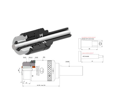 External Roller Burnishing Tools Straight Shafts Mod Diameter Range Ø Yamatoroll Europe