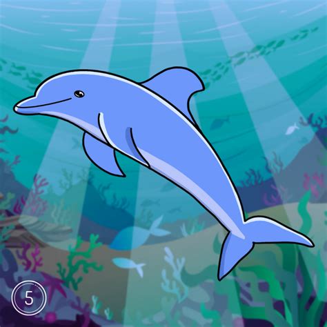 How To Draw A Dolphin Step By Step How To Mimi Panda