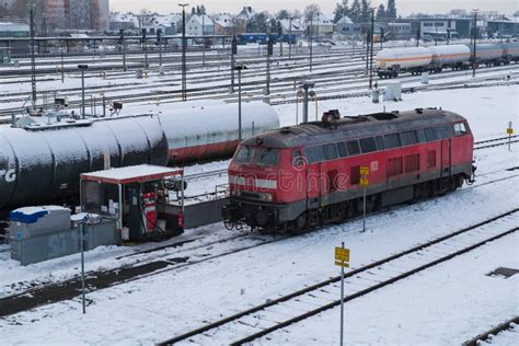 Diesel Locomotive Refueling Editorial Image Image Of Germany Color