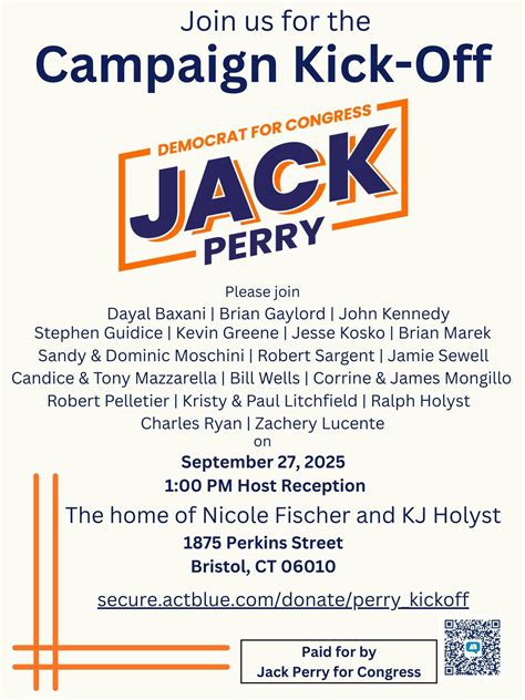 Jack Join Us On September 27 Contribute To Our Campaign Donate