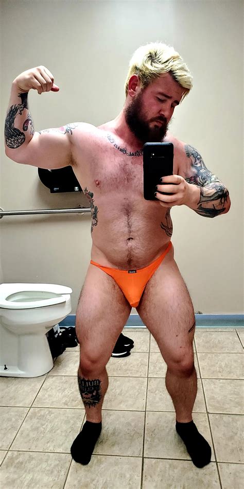 Post Gym Selfie Anyone Else Lift In A Thong Scrolller