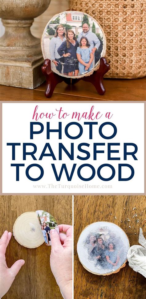 Diy Photo Transfer To Wood Step By Step Tutorial Photo Transfer To