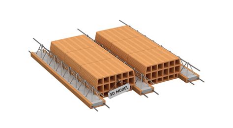 Hollow Clay Floor Slab Block System Model Turbosquid 2168733