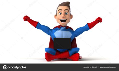 Superhero Character Coding Illustration Stock Illustration By ©julos