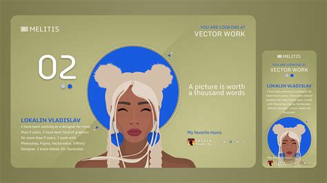 Paralax Landing Page With Beautiful Art Girl On Behance