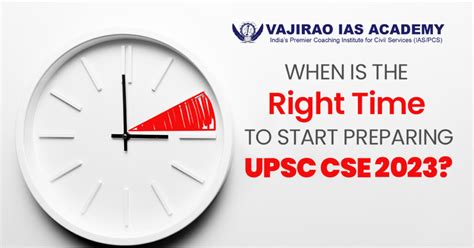 Right Time To Prepare For UPSC CSE 2023