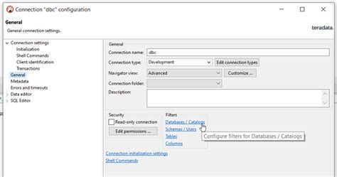 Teradata Filter User Schema · Issue 9385 · Dbeaverdbeaver · Github
