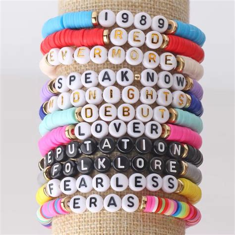 Taylor Swift Friendship Bracelet Eras Tour Set 11pcs Swifties Bracelets
