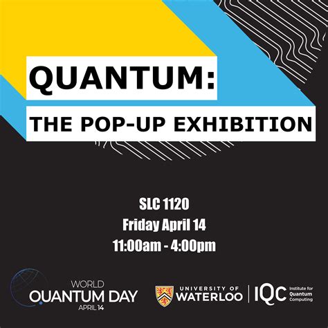 Iqc Celebrates World Quantum Day Institute For Quantum Computing University Of Waterloo