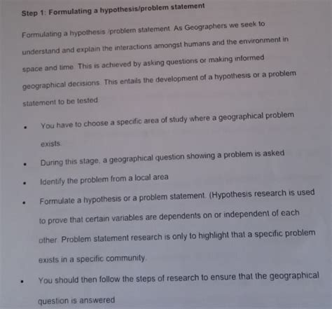 Step 1 Formulating A Hypothesisproblem Statement Formulating A Hypothes