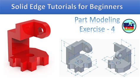 solid edge tutorial part modeling in synchronous mode ex 4 the