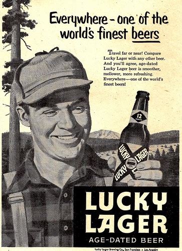 Beer In Ads Lucky Lumberjack