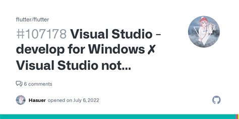 Visual Studio Develop For Windows Visual Studio Not Installed This