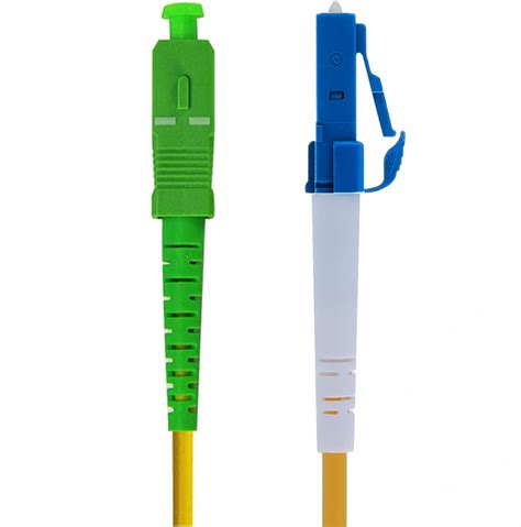 SC APC To LC PC Simplex Single Mode Fiber Patch Cable M Thor Broadcast