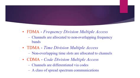 Multiple Access Techniques In Satellite Communication Pptx Computer Networking Computing