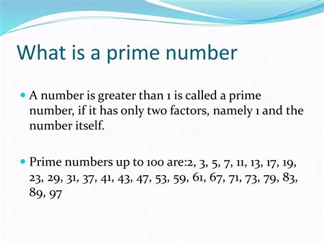 How To Find Out Whether A Given Number Is Prime Or Not Ppt