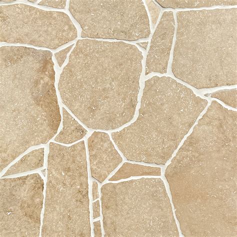 Crazypave Travertine Ivory 20mm Nuway
