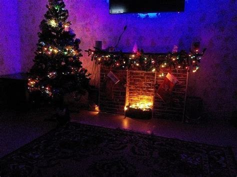 Новогодний камин из коробок своими руками Полезные советы красоты