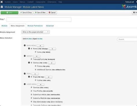 Joomla Tutorials Joomla Latest News Module