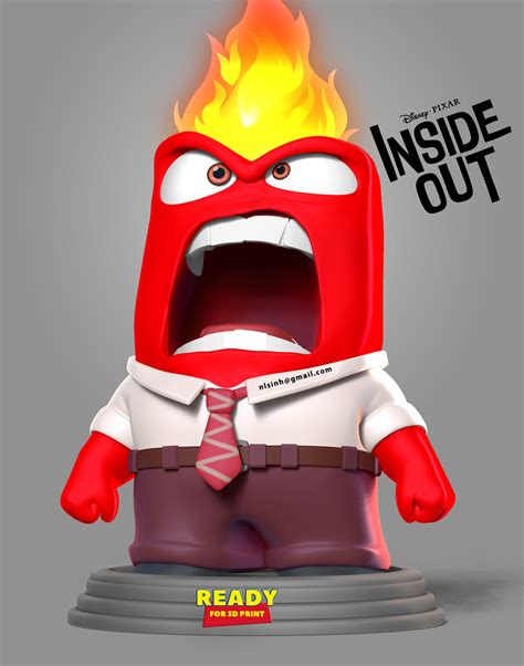 Inside Out Pixar Anger