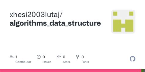GitHub Xhesi Lutaj Algorithms Data Structure