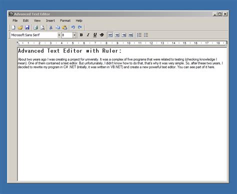 Github Codingmldadvanced Text Editor With Ruler Extending Richtextbox With Ruler And Much More