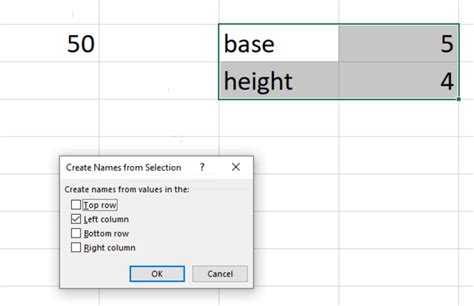Naming Cells And Cell Ranges In Excel Educational Research Techniques