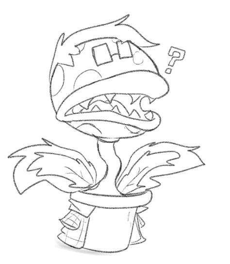 T Bowsers Flannel Plant Piranha Plant Tf — Weasyl